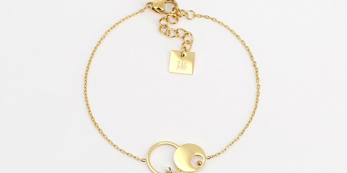 Bracelet Ceres (Acier doré) – Zag Bijoux