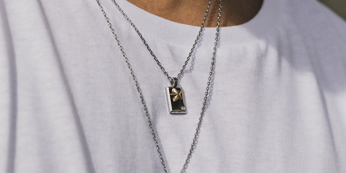 Collier Quentin (Acier) – Zag Bijoux