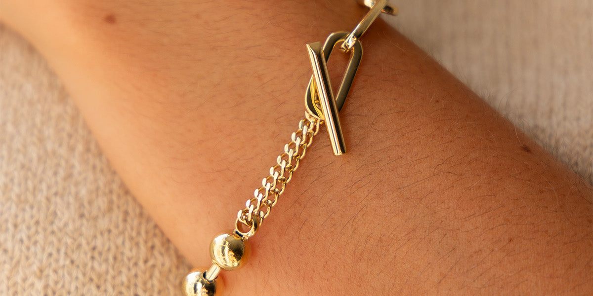 Bracelet Numa (Acier doré) – Zag Bijoux