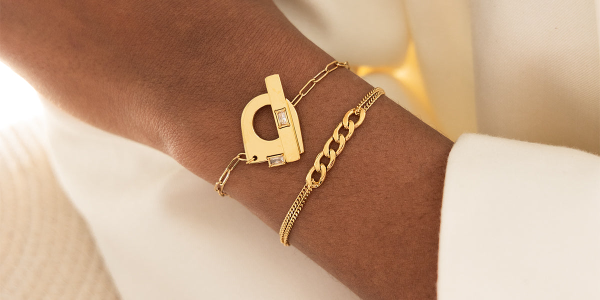 Bracelet Devin (Acier doré) – Zag Bijoux