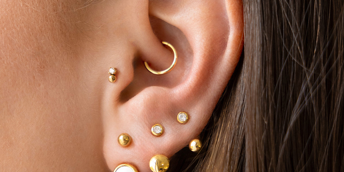 Piercing Bristol (Acero dorado) – Zag Bijoux