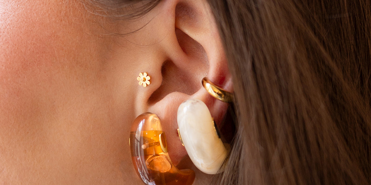 Piercing Manchester (Acier doré) – Zag Bijoux