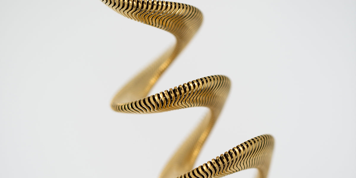 Collier Warren (Acier doré) – Zag Bijoux