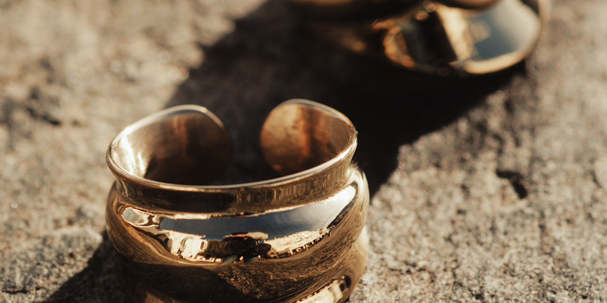 Anillo Melissa (Acero dorado) – Zag Bijoux