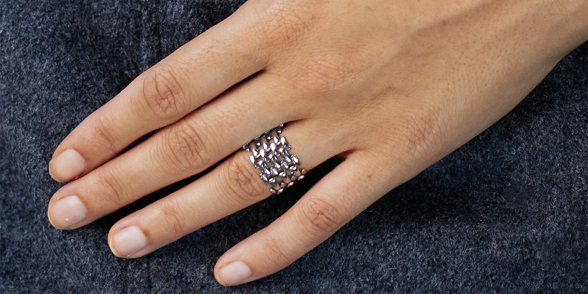 Bague Bayard (Acier) – Zag Bijoux