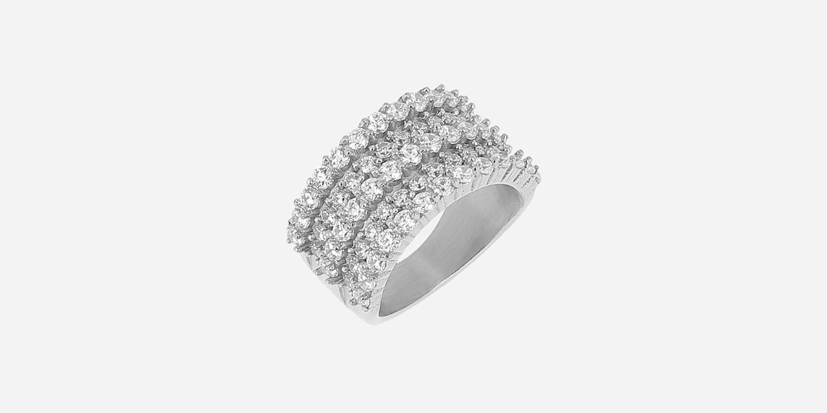 Elaris Ring (Steel) – Zag Bijoux