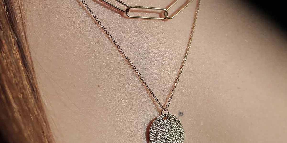 Collier Hamptons Acier doré – Zag Bijoux