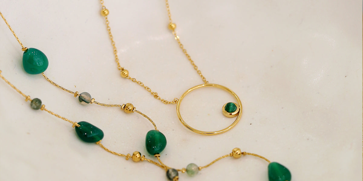 Collier Lux Acier doré – Zag Bijoux