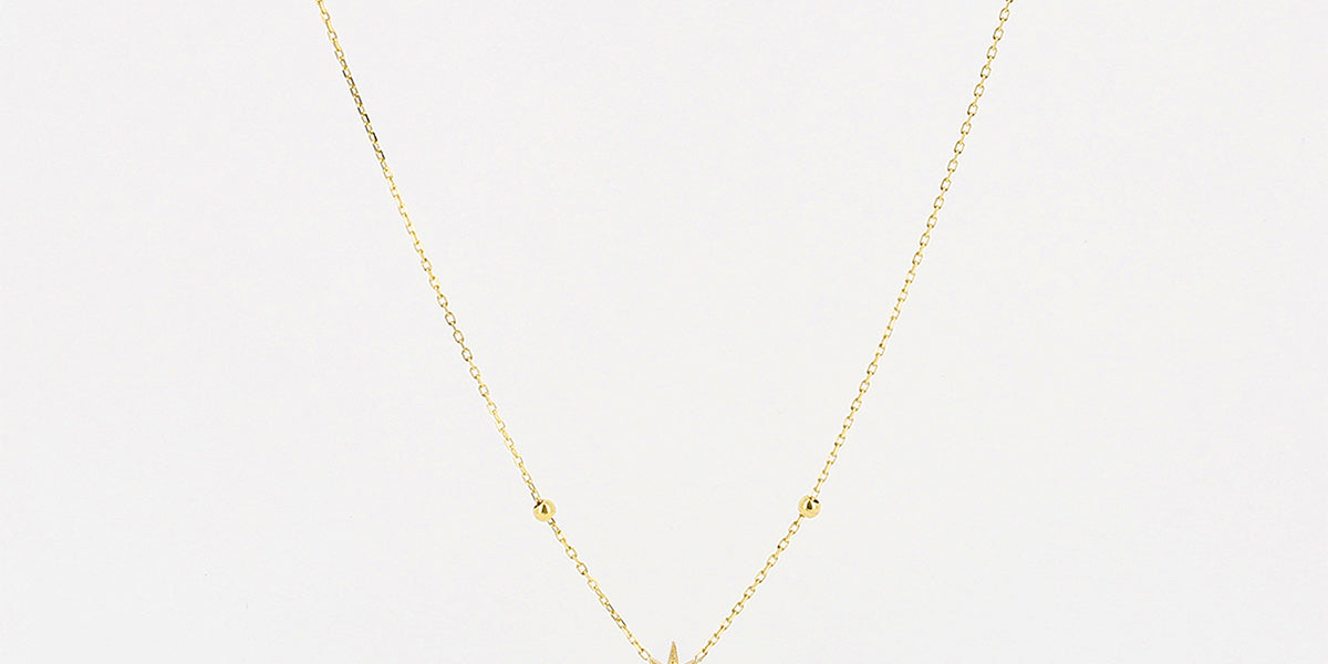 Collier Newton (Acier doré) – Zag Bijoux
