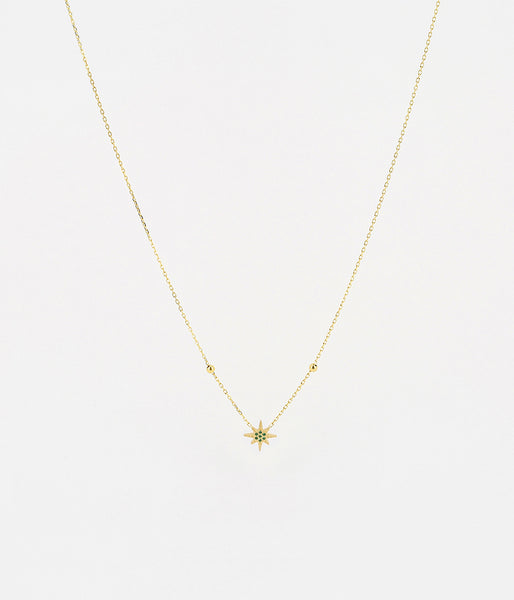 Collier Newton (Acier doré) – Zag Bijoux