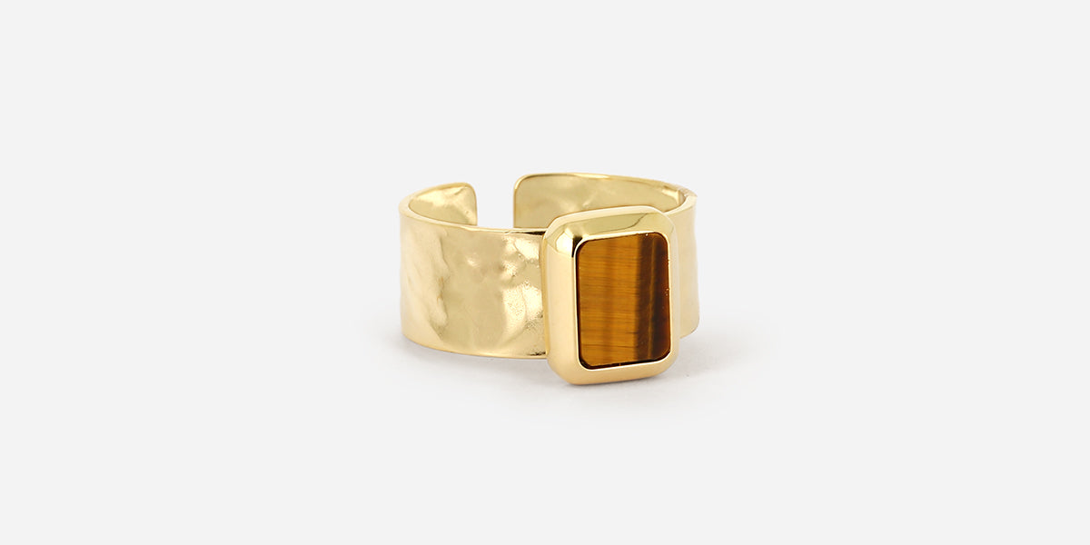 Preston Ring (Gold-plated ring) – Zag Bijoux
