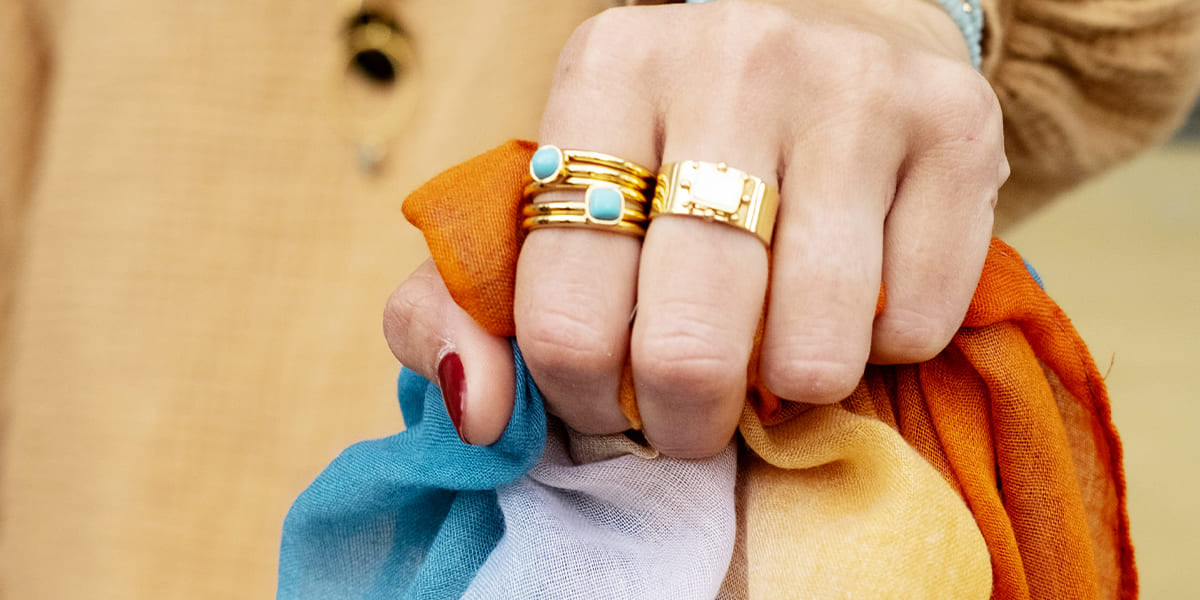 Cassandra Ring Gold-plated steel – Zag Bijoux